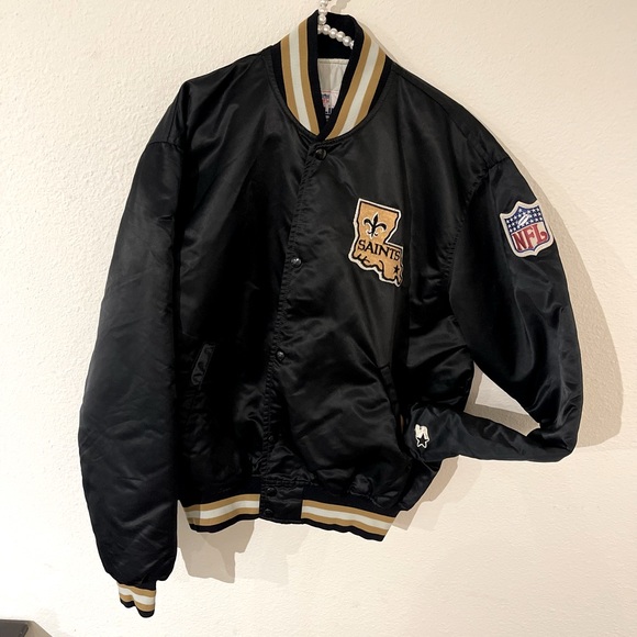 NFL | Jackets & Coats | New Orleans Saints Vintage Satin Starter Jacket ...